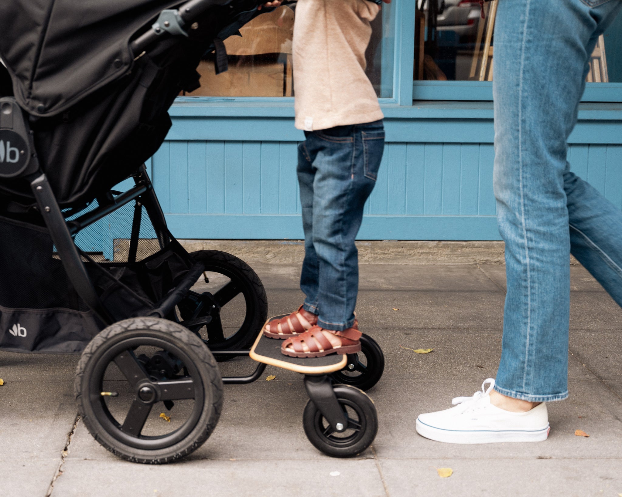 Skateboard Attachment for Stroller | Stroller Standing Board – Bumbleride